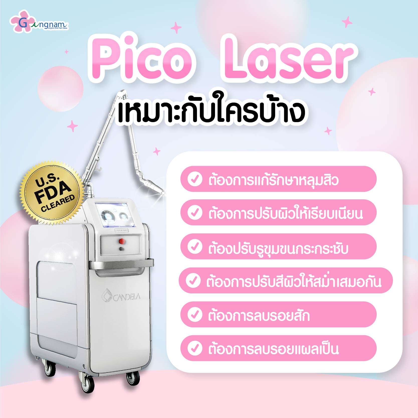 Pico Laser คืออะไร? มีกี่แบบ ช่วยเรื่องอะไรบ้าง ทำที่ไหนดี