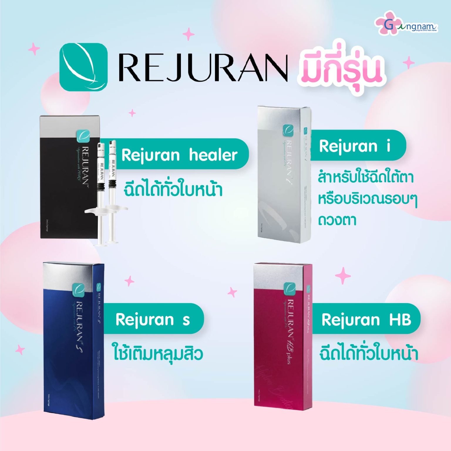 Rejuran คืออะไร? ข้อดี ข้อเสีย ต่างจากเมโสตัวอื่นอย่างไร อยู่ได้นานแค่ไหน