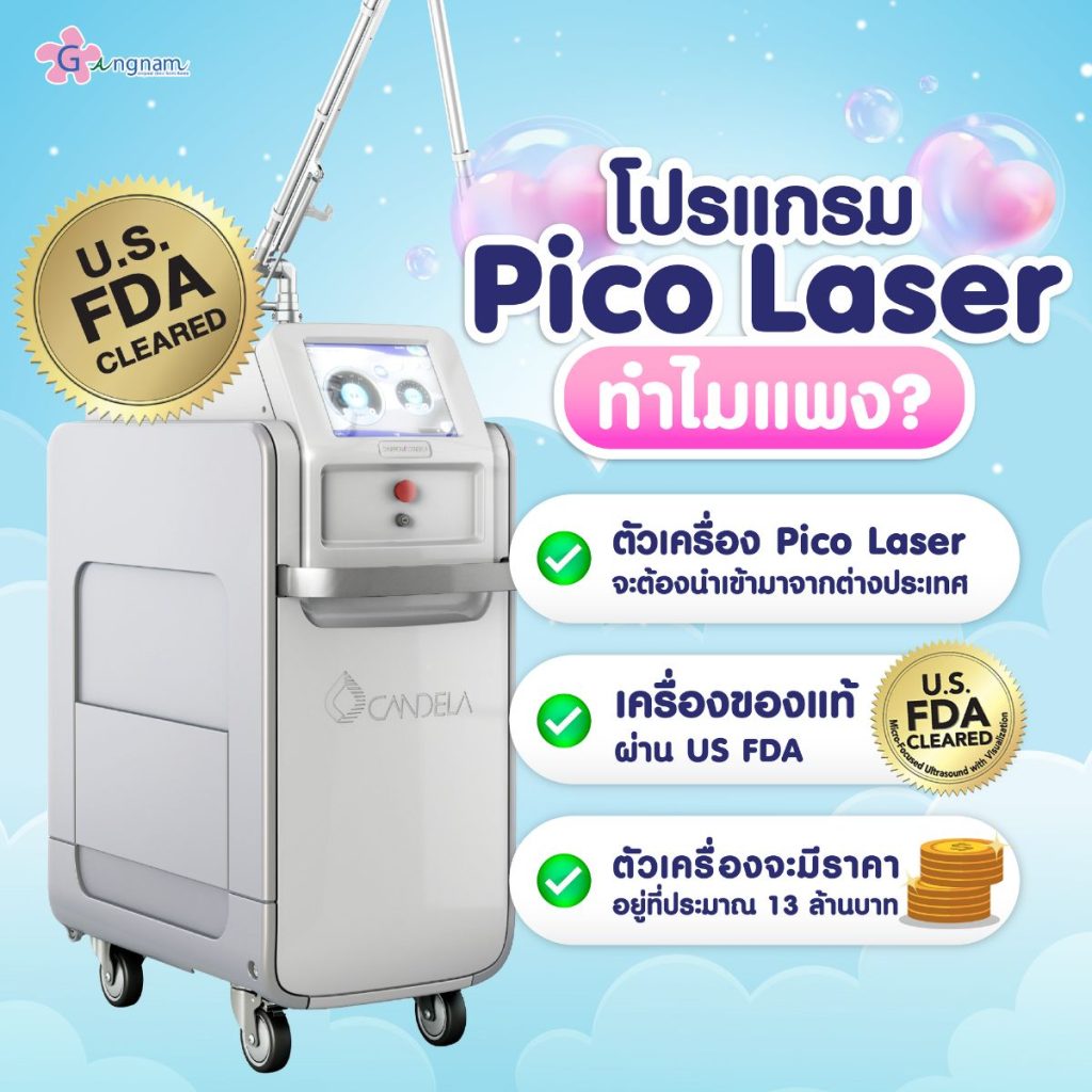 Pico Laser ราคาเท่าไหร่ ต้องทำกี่ครั้งถึงจะเห็นผล