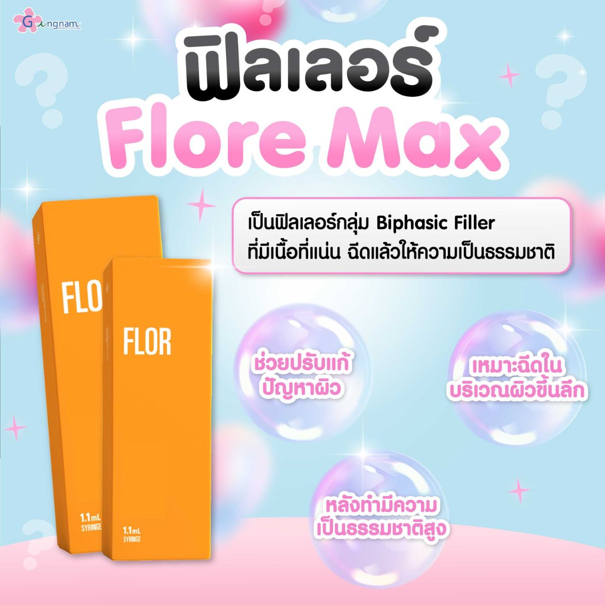 ฟิลเลอร์ flore max คืออะไร ควรฉีดดีไหม ต่างกับยี่ห้ออื่นอย่างไร